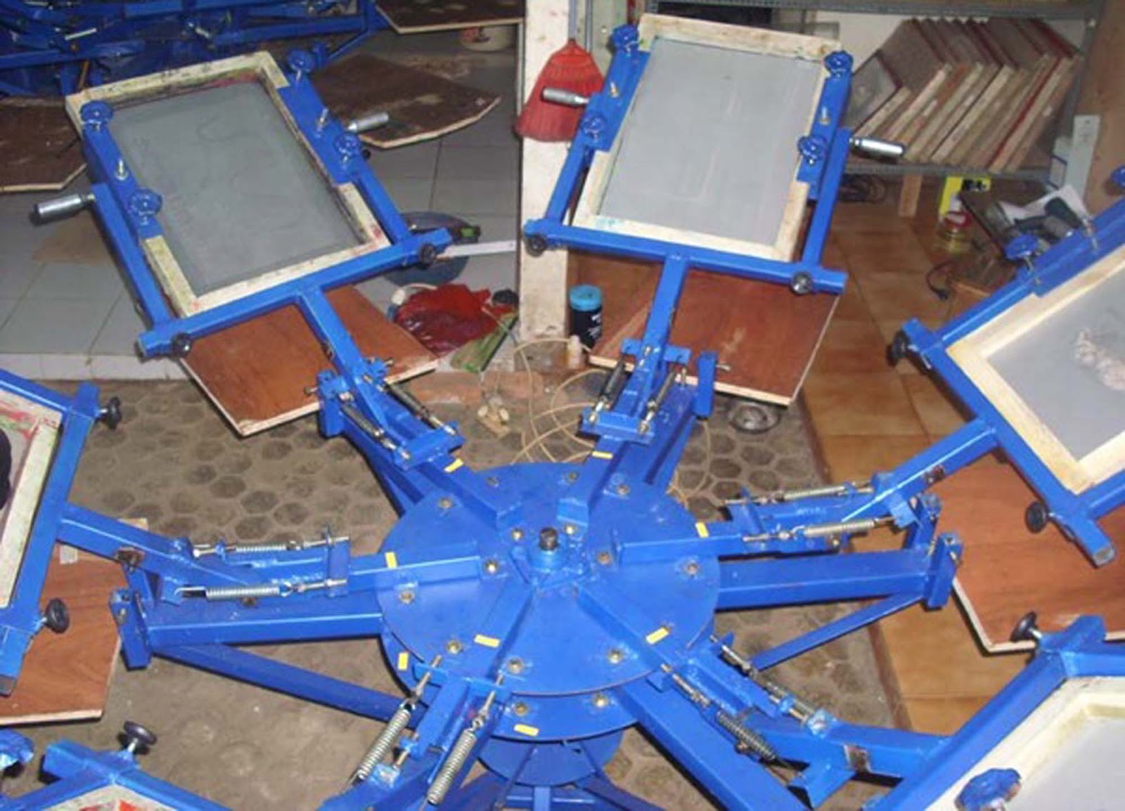 mesin sablon rotary: mesin sablon rotary