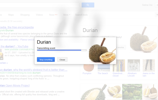 [April Fool #2] Google Nose let you smell anything!