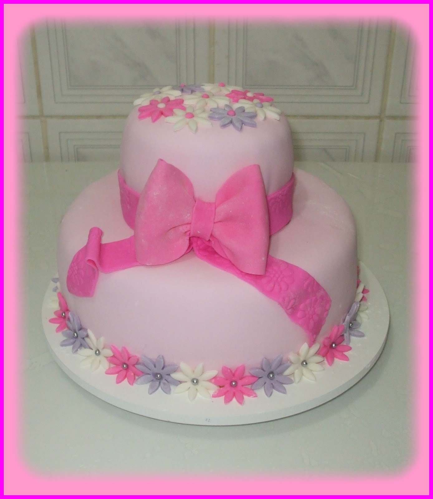 DOCE ARTE NA FESTA: Bolo Decorado- Aniversário de Menina