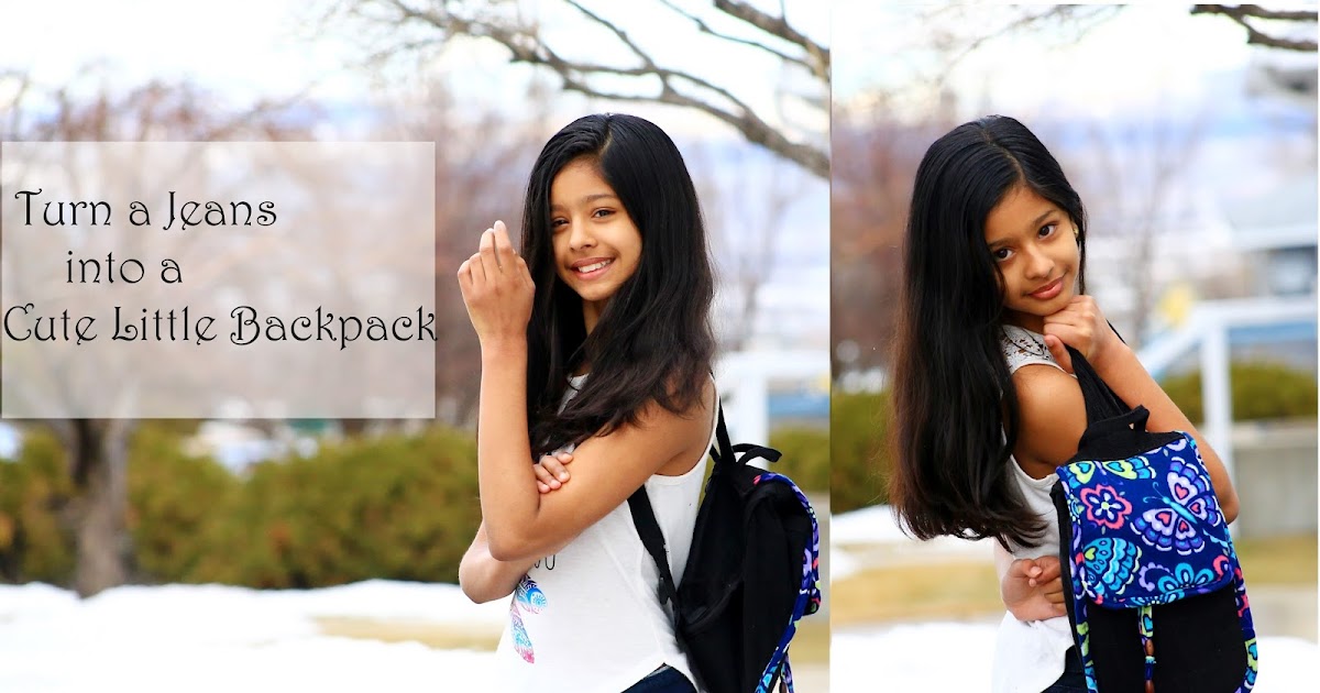 Make Your Own: Turn a Jeans into a Cute Little Backpack