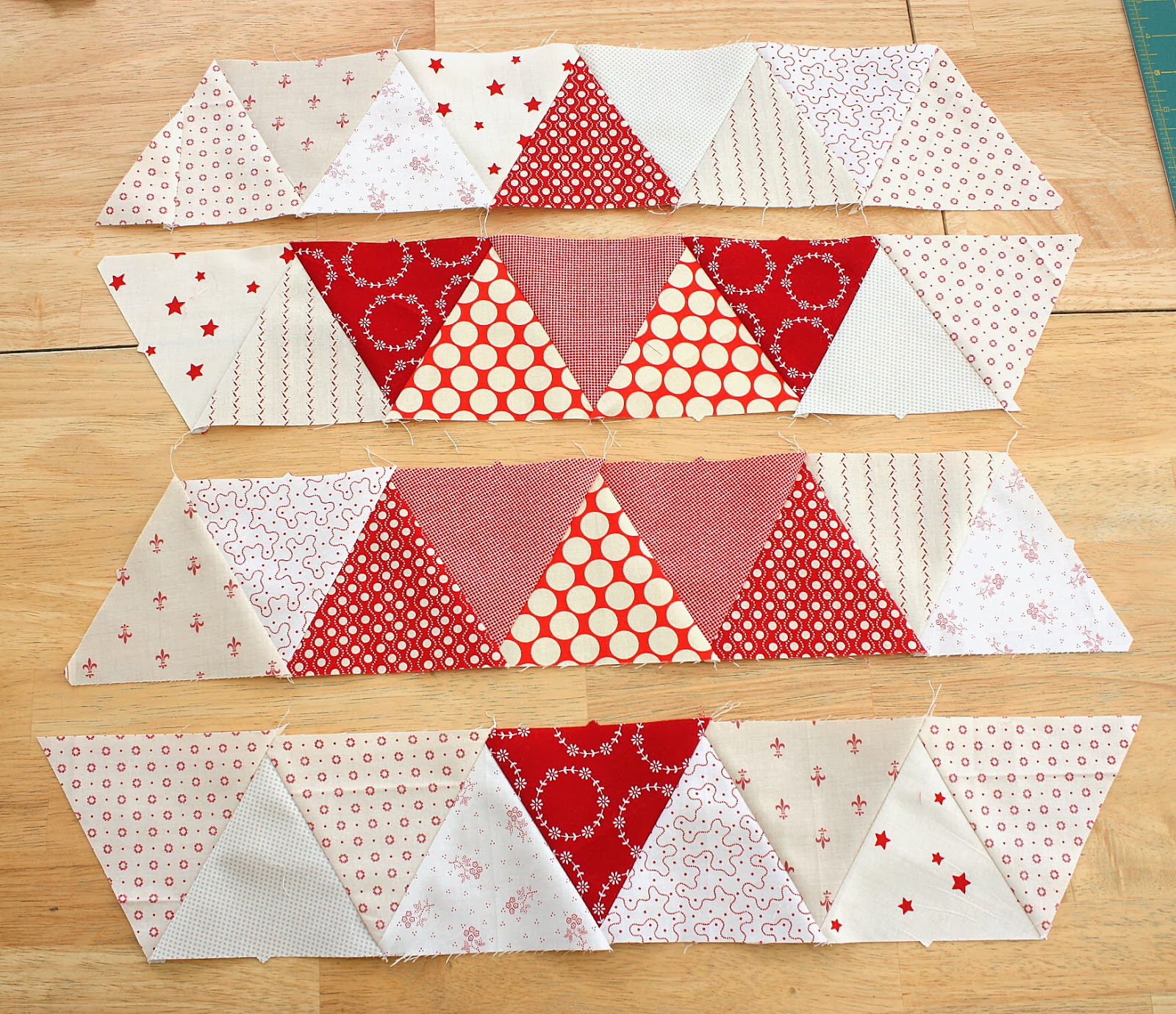 60 Degree Triangle Star quilt block tutorial - Diary of a Quilter - a ...