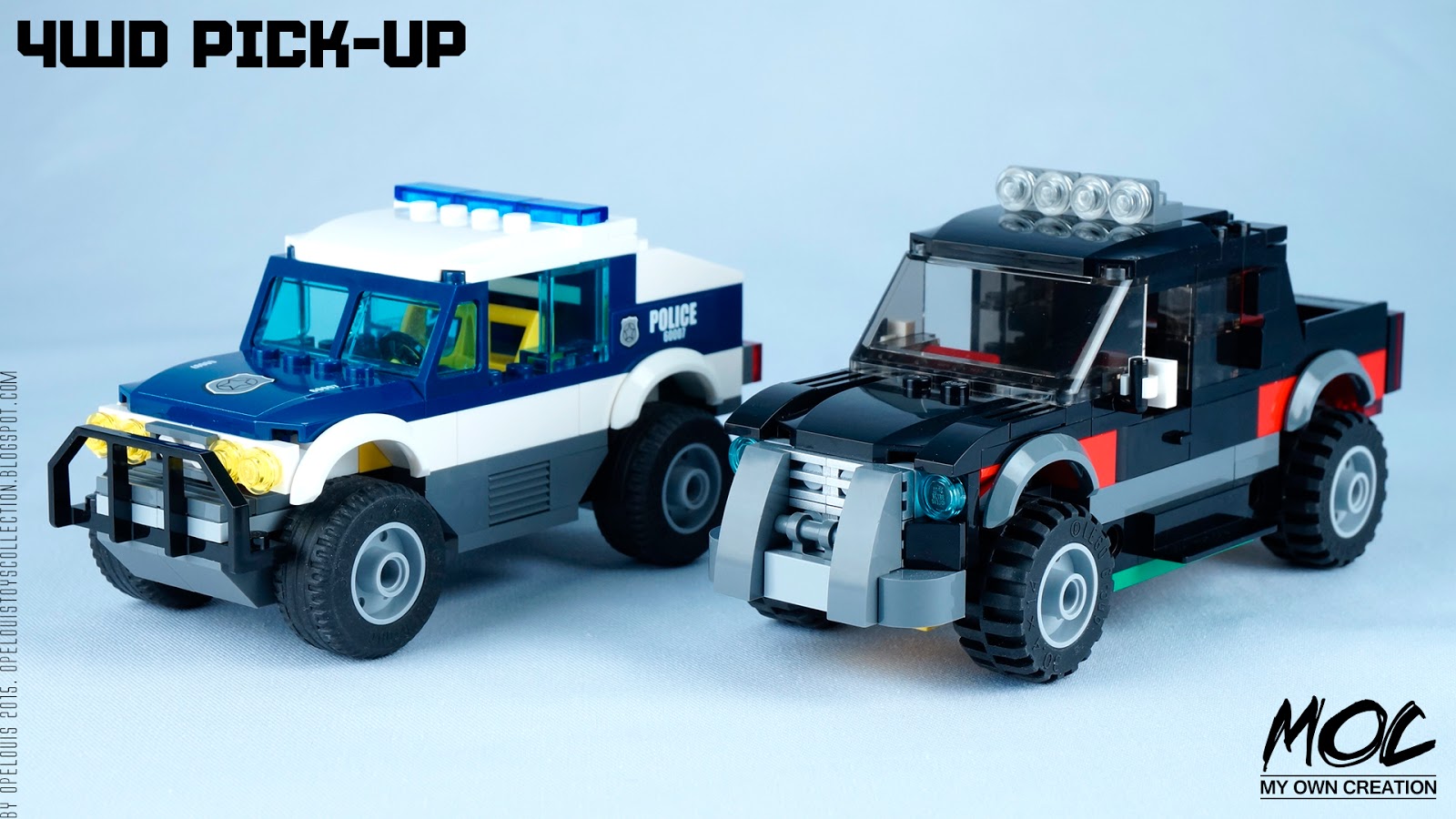 Opelouis's Toys Collection: (LEGO MOC) 4WD Pick-up.