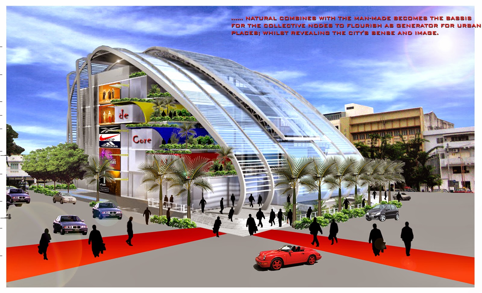 一文。阿柒 ~ arChiTecture: Revisit Student Works : Shopping Mall