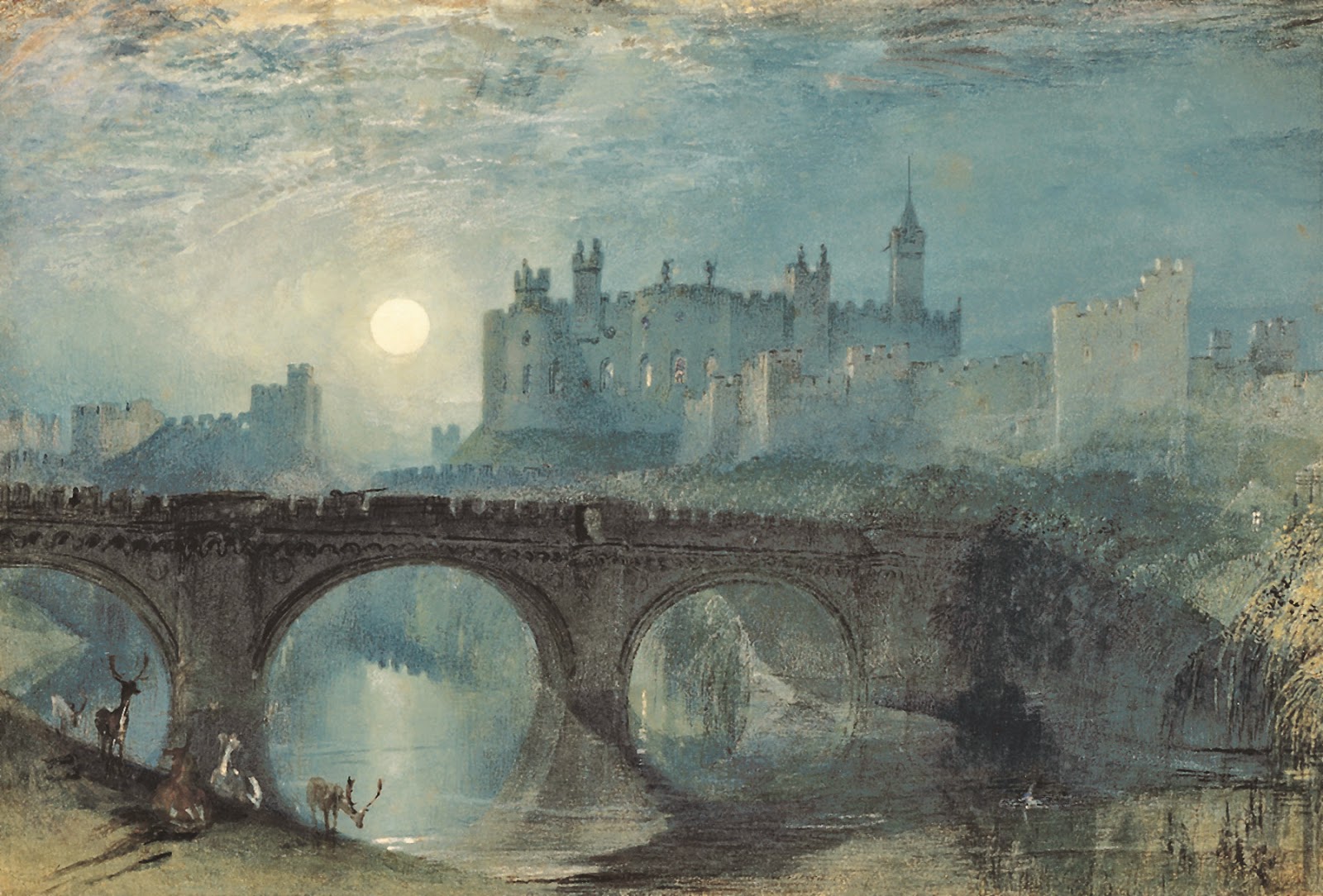 Alnwick Castle by JMW Turner | Turner painting, Alnwick castle, Joseph ...