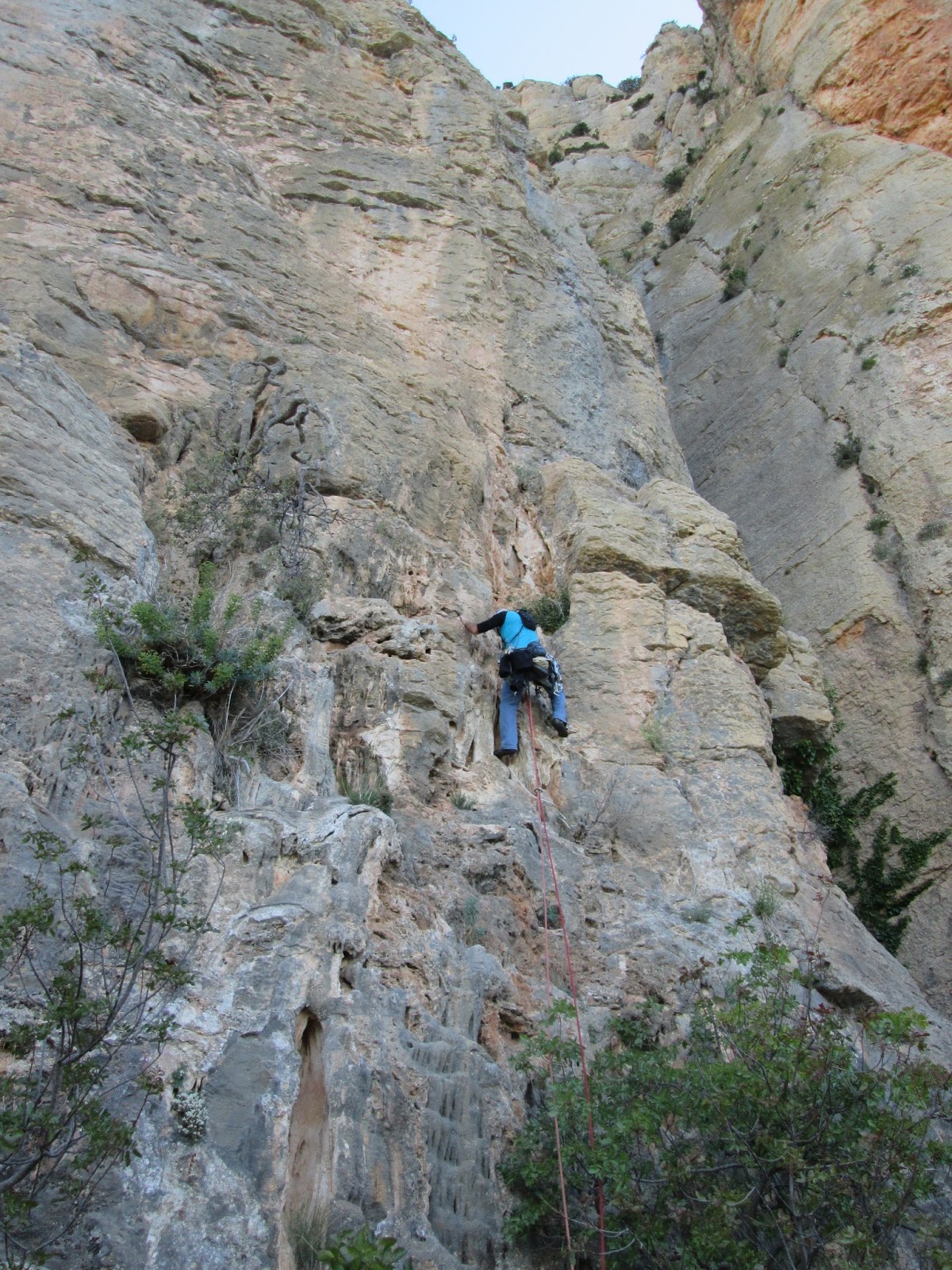 LO GALL: NO FUTURE 240m 6a+ OBLIGAT-PARET DE CATALUNYA-MONTREBEI