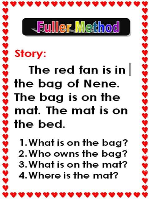 Teacher Fun Files: Fuller Approach in Teaching Reading