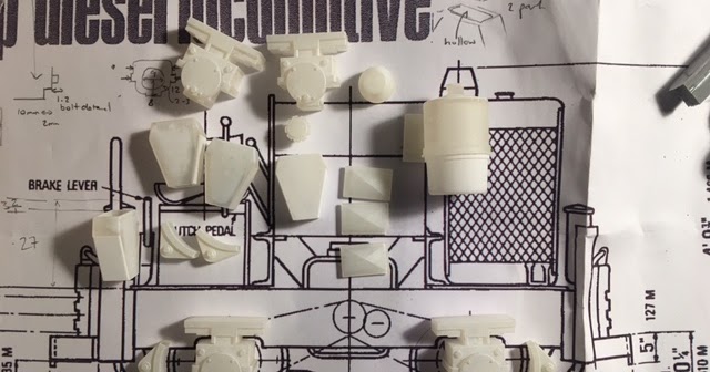 Simplex 40S in 7/8ths: parts ready...