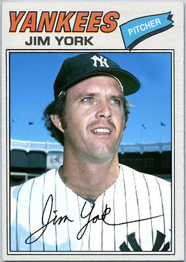 WHEN TOPPS HAD (BASE)BALLS!: NOT REALLY MISSING IN ACTION- 1977 JIM YORK