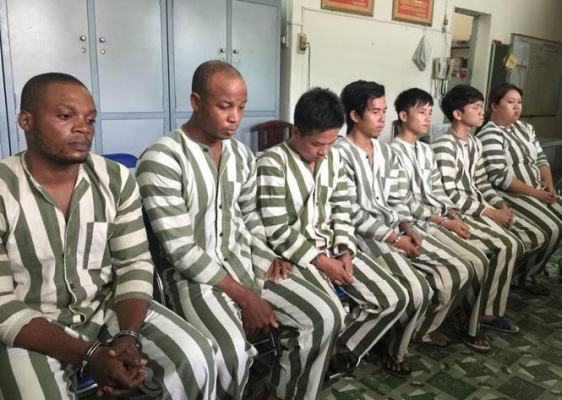 Photos: 3 Nigerians among gang members arrested in Vietnam for conning ...