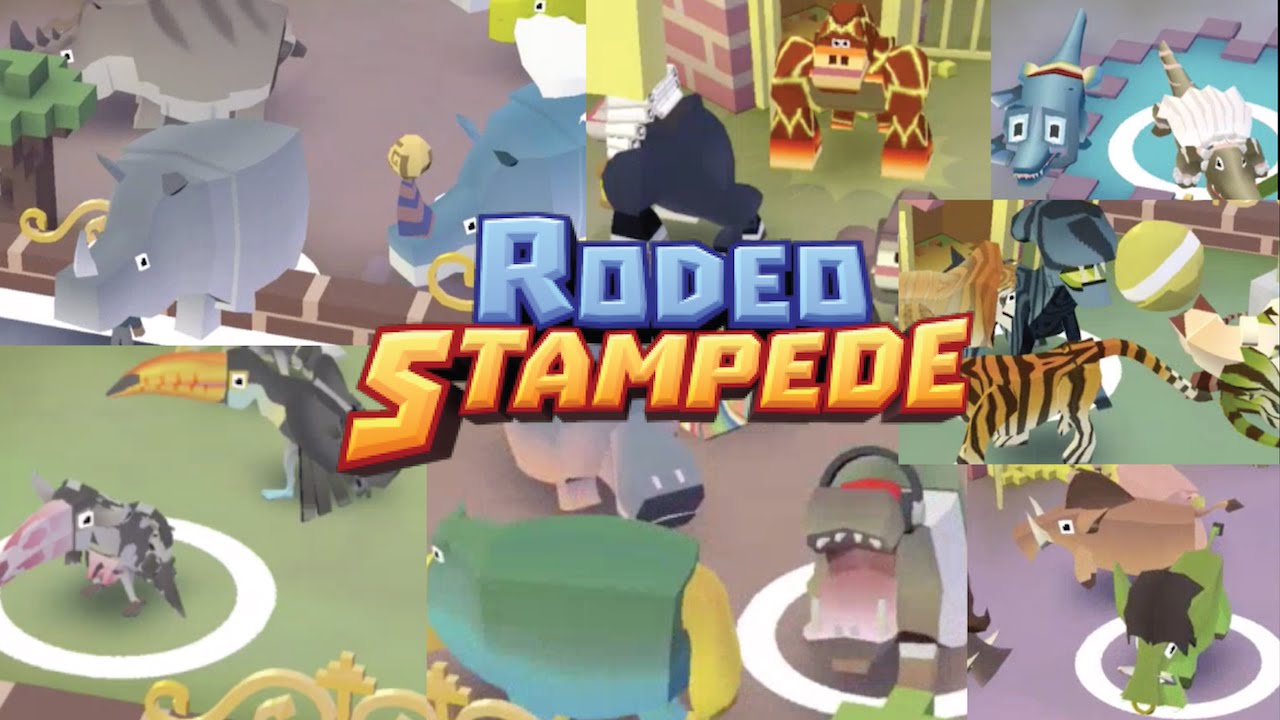 Rodeo Stampede List Of Animals at Paul Bennette blog