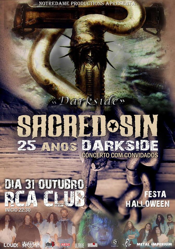 Sacred Sin - Concerto especial de 25 anos do álbum "Darkside"