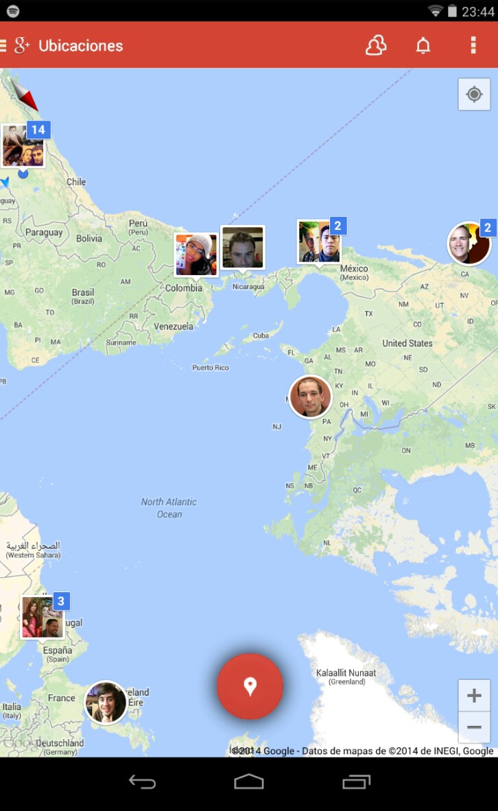 Screenshots of Google+ app with redesigned user interface leaks out