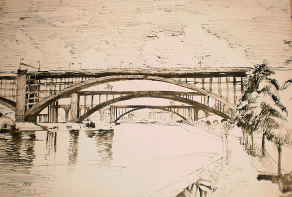 The High Bridge -- Its Past, Present & Future: The High Bridge in Art