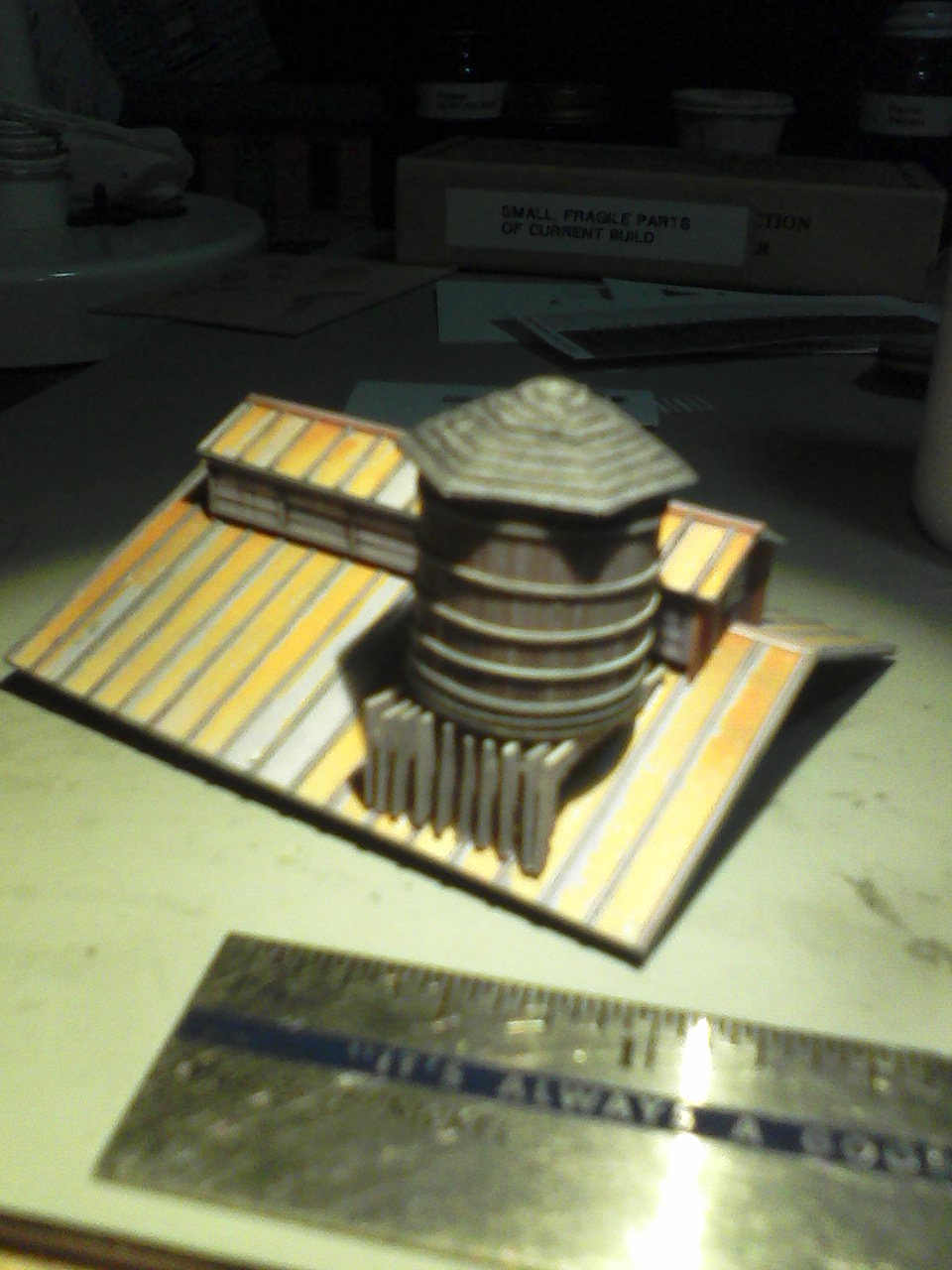 Miniature Architecture Blog: Water Tank on N Scale Machine Shop