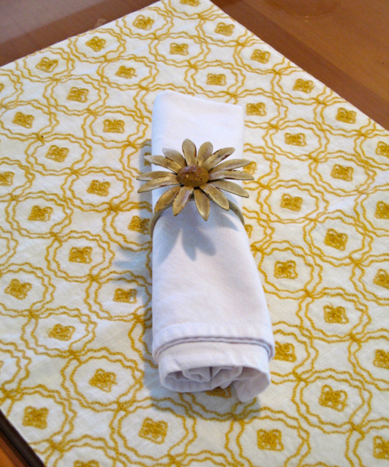 The beauty of napkin rings...