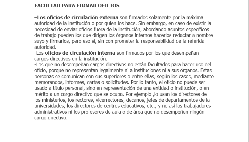 ¿Qué es un Oficio?