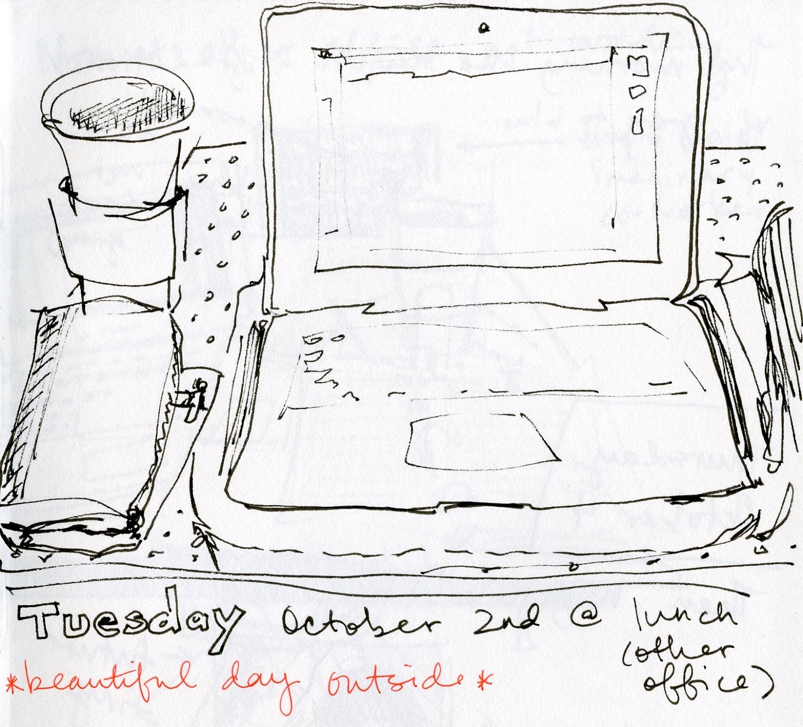 Sketchwork: Another Lunch Sketch?!