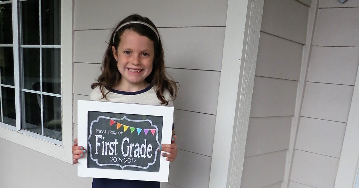 A new journey...: 1st Day of First Grade!