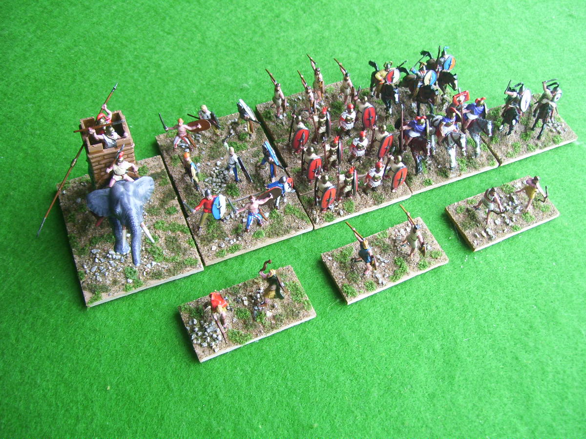 Dave's Gaming Place: 1/72 Carthaginian DBA army