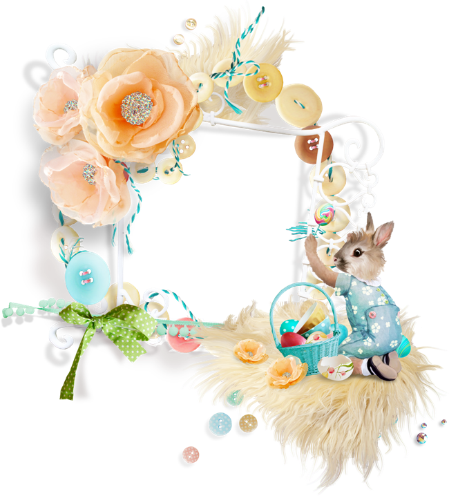 ForgetMeNot: Easter cluster frames