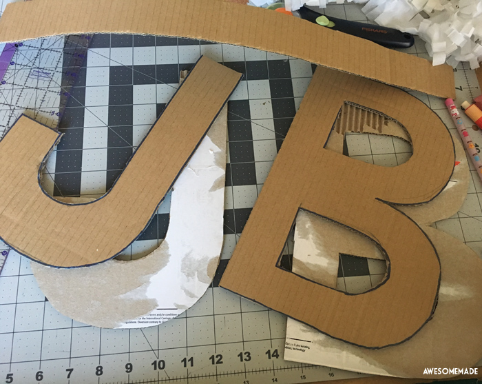 Awesome Made: DIY Letter Pinatas