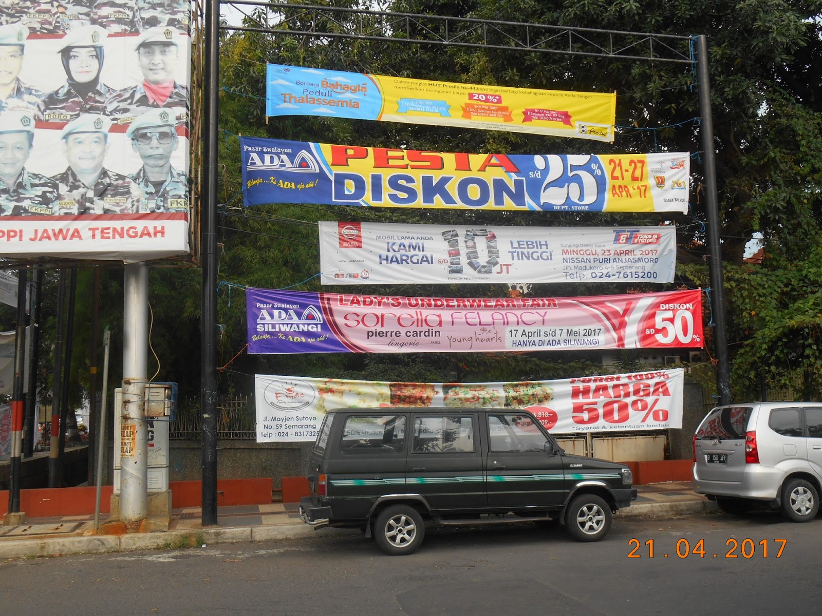 Spanduk Outdoor Promo Prodia Event Baksos MT.Haryono ~ Advertising ...