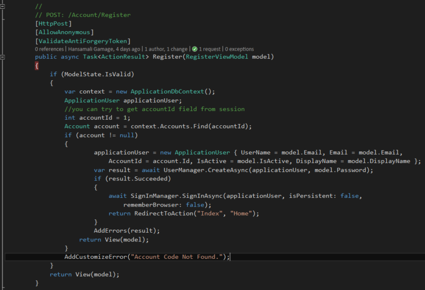 Hansamali Gamage: Customize User Authentication using ASP.NET Identity