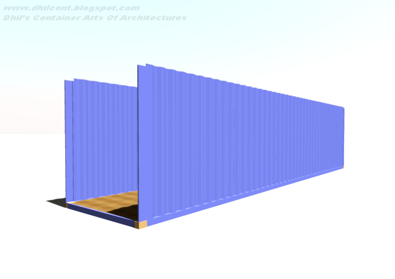 The Container Arts Of Architectures: 40'HC Structure 3D By dhil's
