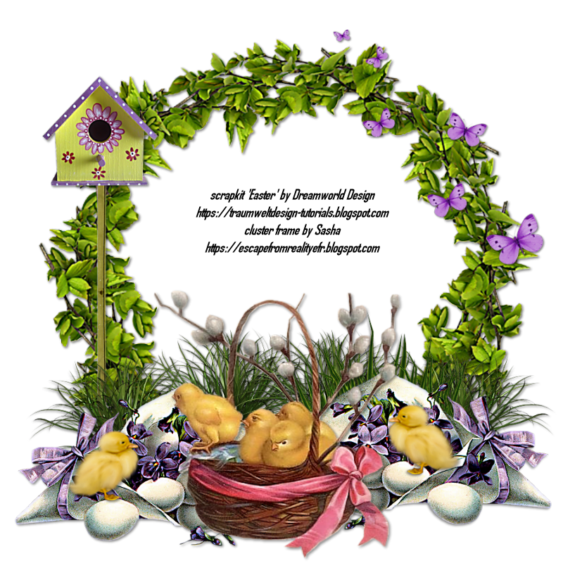 Escape From Reality Blog: FTU 'Easter' Cluster & Cluster Frames