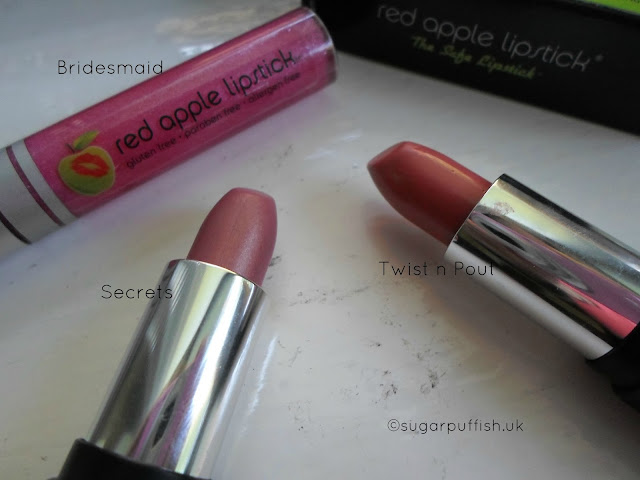 Review: Red Apple Lipsticks - Secrets, Twist n Pout, Bridesmaid ...