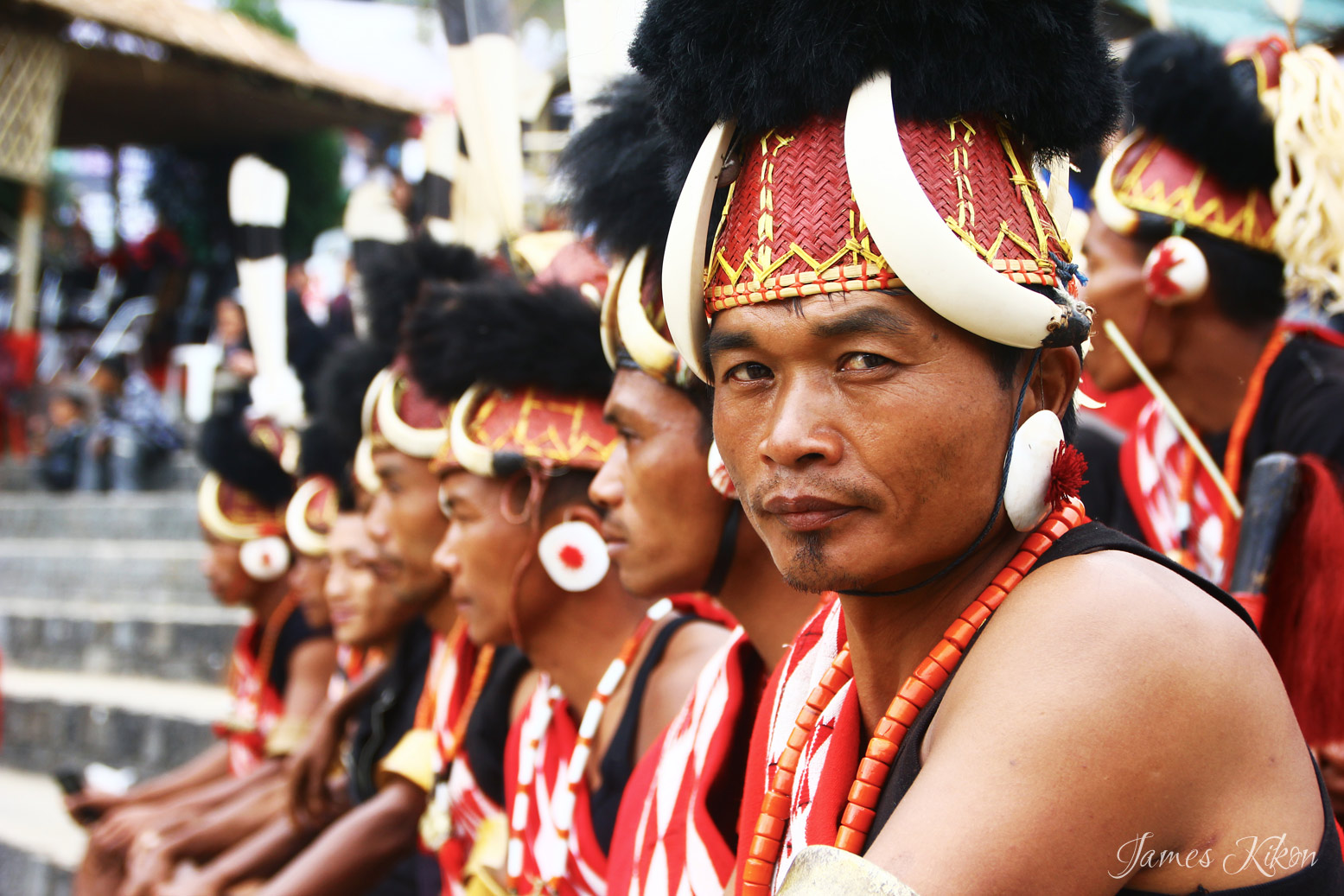 Nagaland Cultural Photos -Traditional Naga Head Gears and Faces