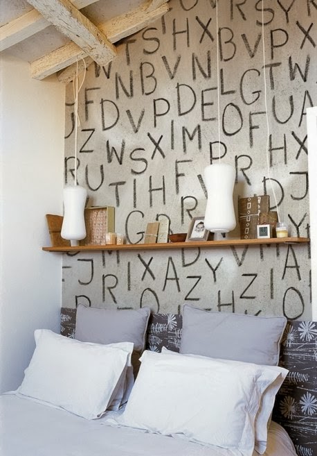 Decoracion Creativa: Letras en la pared