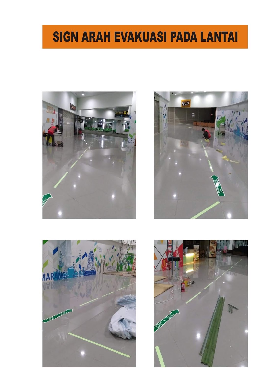 Safety Sign Rambu K3 Bandara Baru Ahmad Yani Semarang