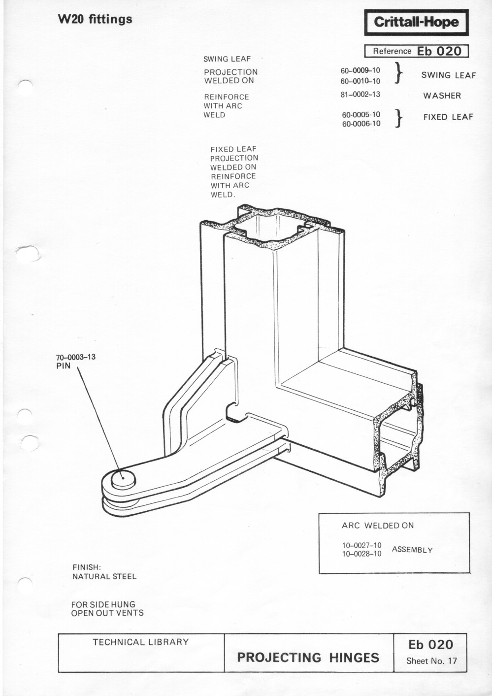 Metal Window Parts: Steel Window Fittings.