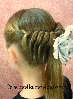 HairArt: Spiral Braid Ponytail, Twist Hairstyles