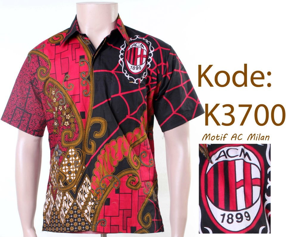 Usaha Mandiri Sejati: BATIK BOLA "AC MILAN"