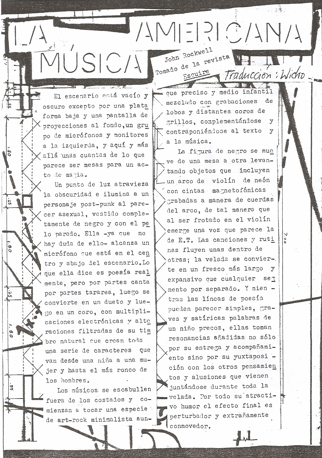 ANTENA HORRÍSONA: Primer número de Alternativa fanzine (enero de 1985)