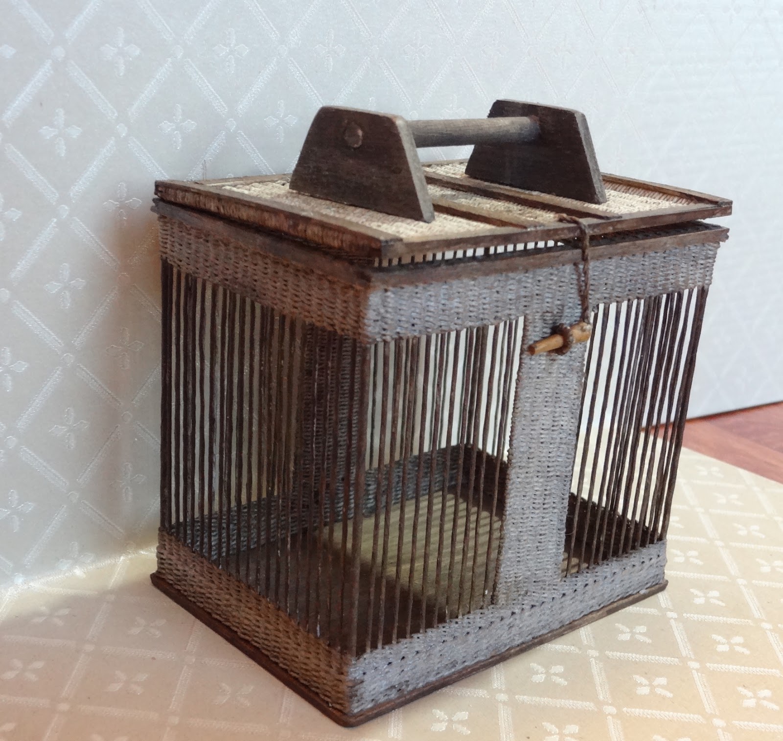Basketcase Miniatures: A Raven's cage.................
