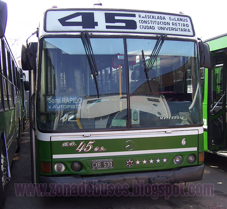 Colectibus - Zona de Buses: LINEA 45