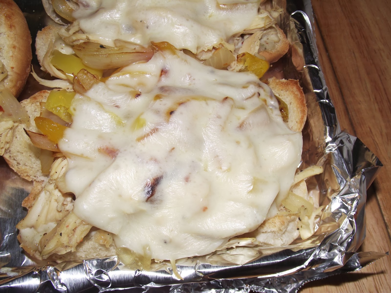 The Unabashed Kitchen Wench: Philly Chicken Sandwiches