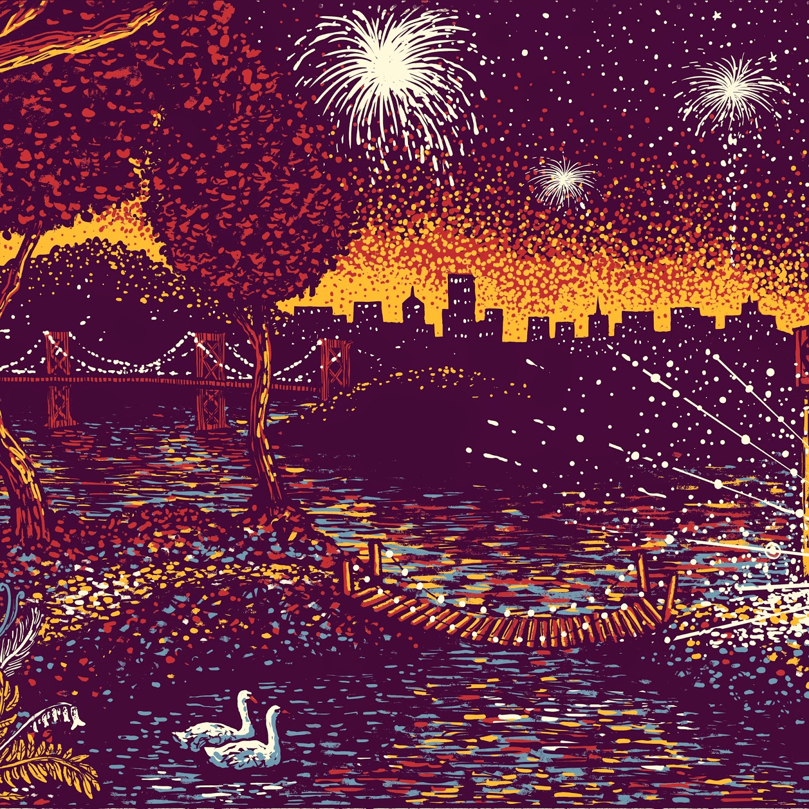 INSIDE THE ROCK POSTER FRAME BLOG: James Eads Jerry Garcia Band ...