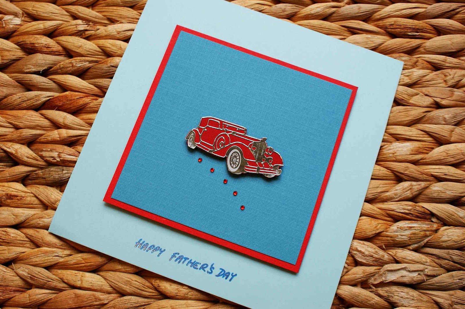 Craft Magic: Handmade "Happy Father's Day" Card - Classic Cars