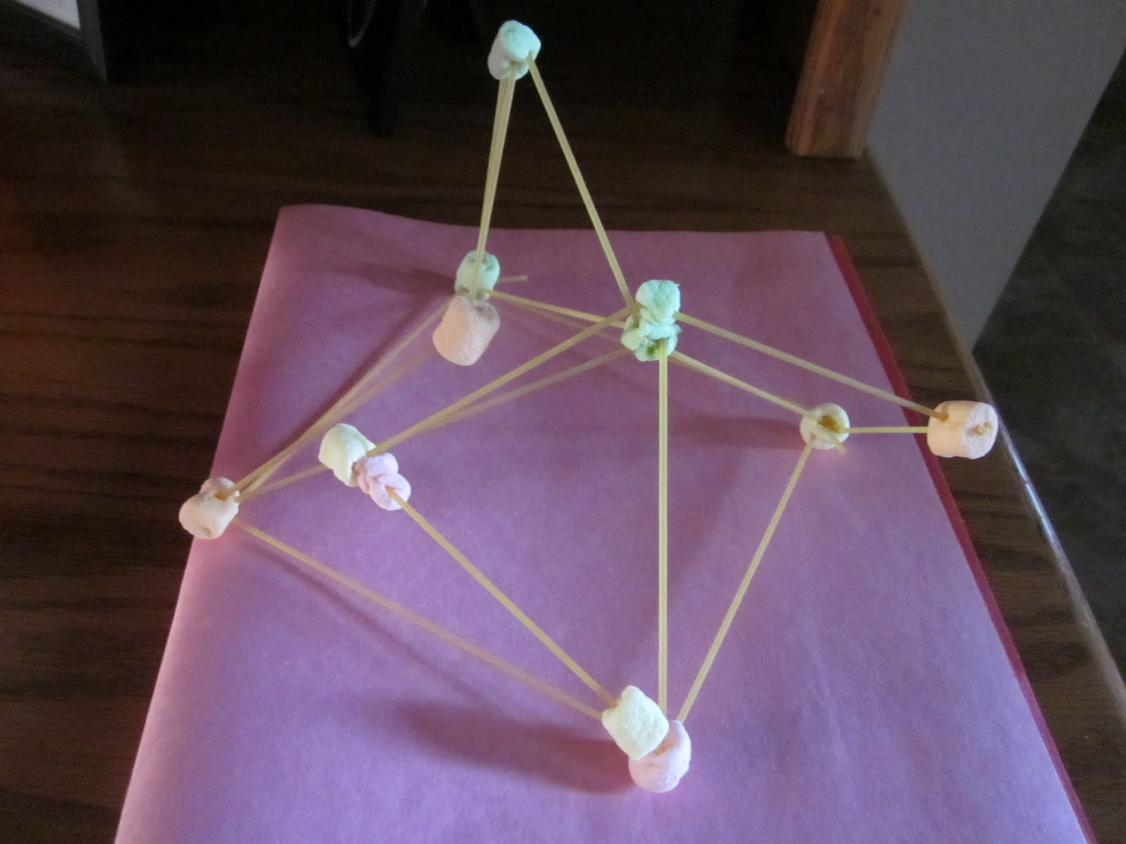 Kindergarten Homeschool Ideas: Building Geometric Structures