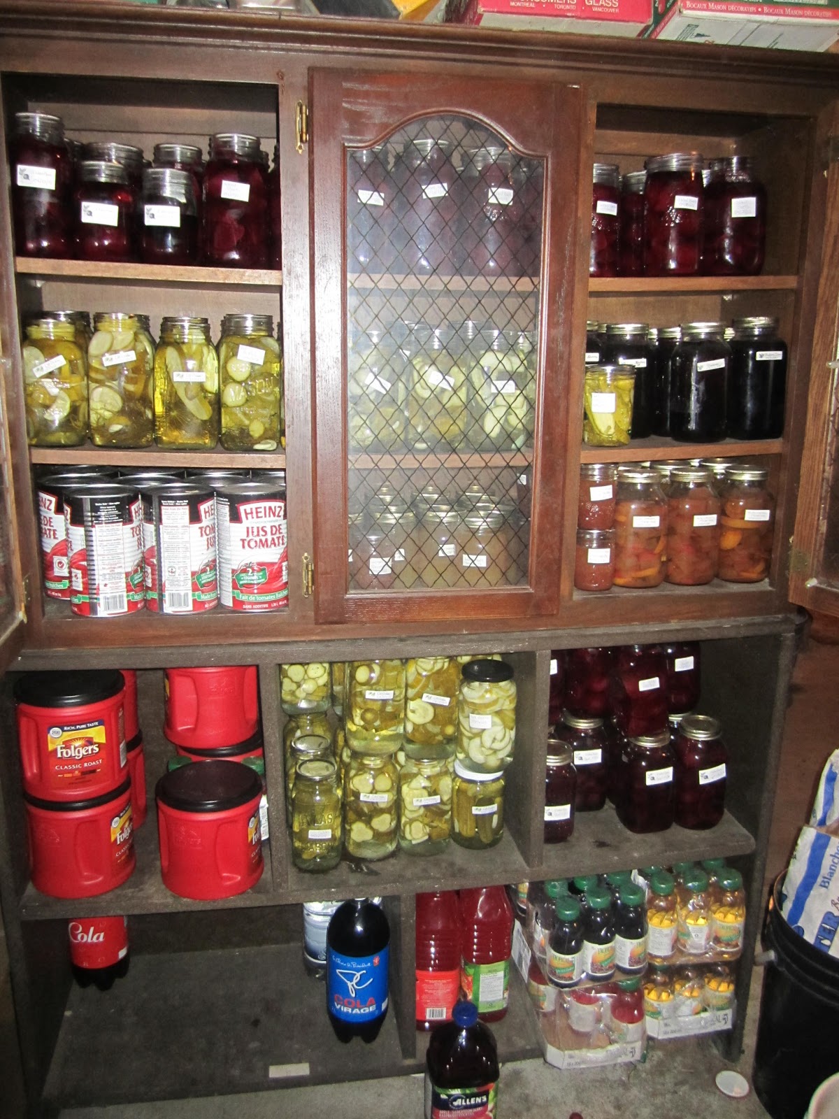Little House in the Big Wood: Fall Food Storage- Cold Room