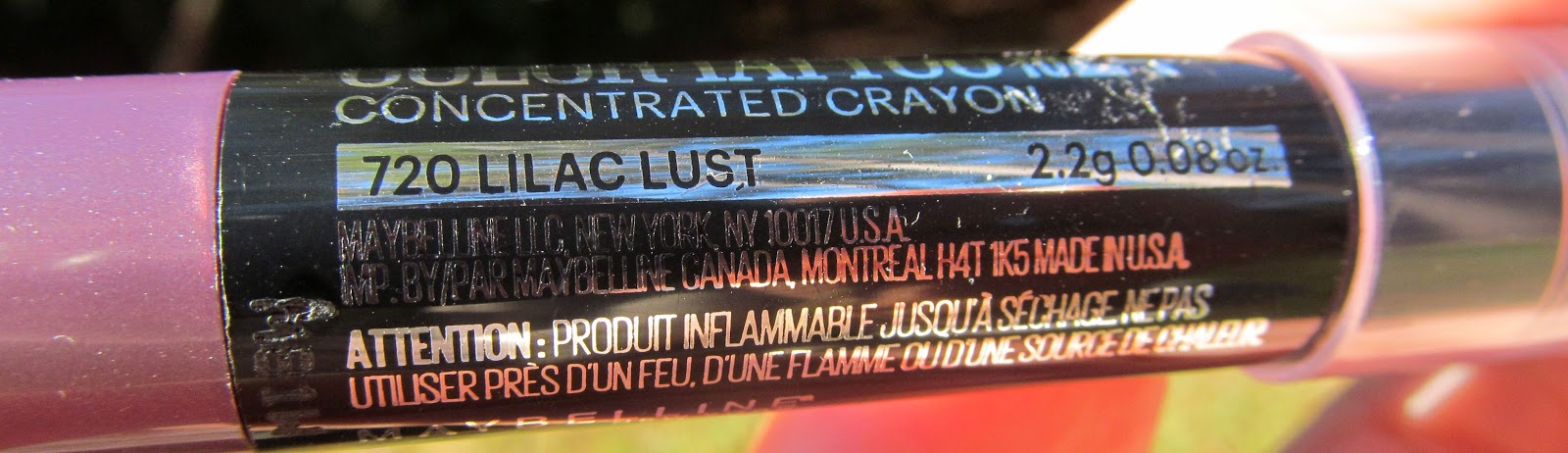 Bon Vivant Beauty: Lilac Lust 24/7 Color Tattoo Concentrated Crayon by ...