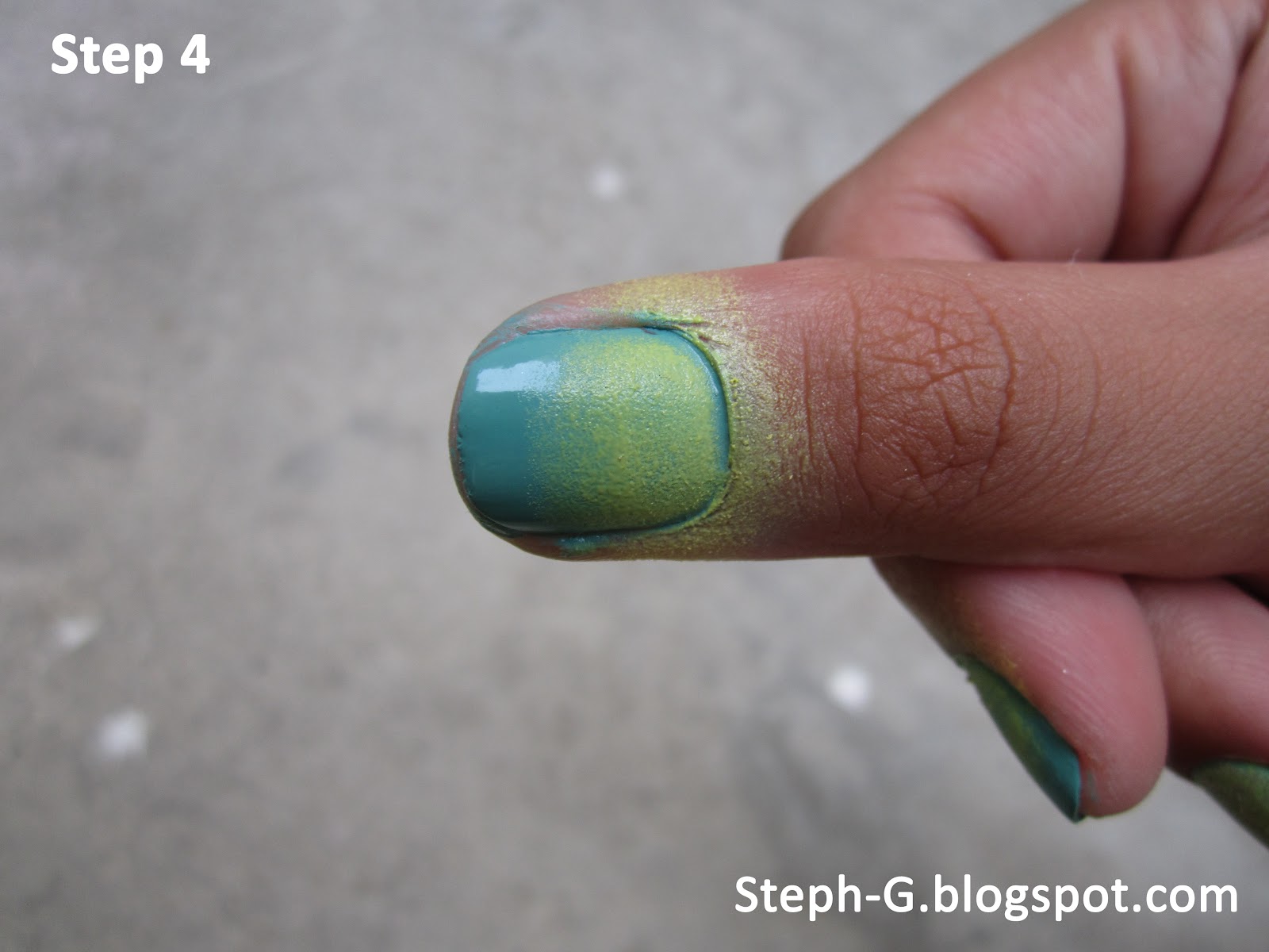 Dual Colored Nails with step-by-step guide!