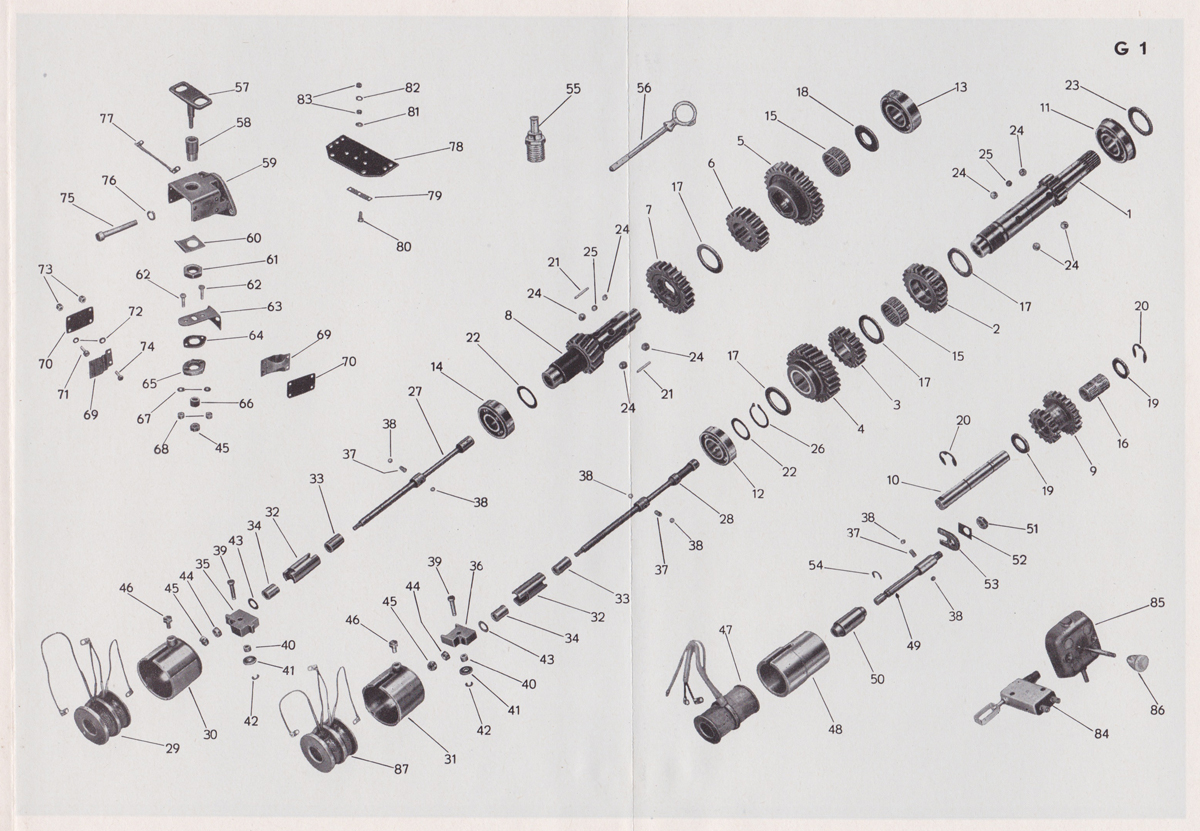 BZ's BMW Isetta 300's: Goggomobil T TS TL Parts Diagrams