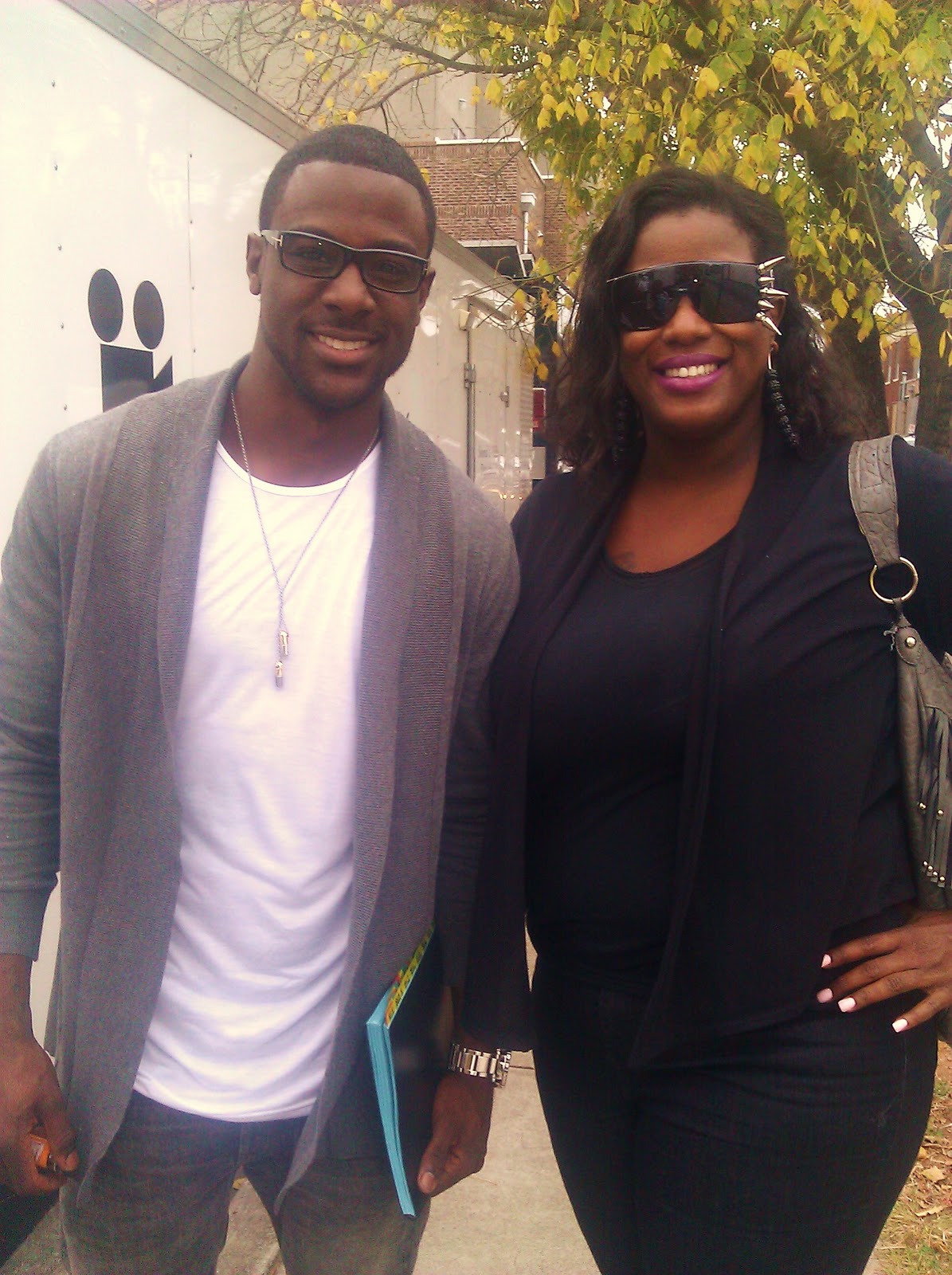 Dolly's Beauty Box: Celeb Spot: Lance Gross on Set Filming For New ...