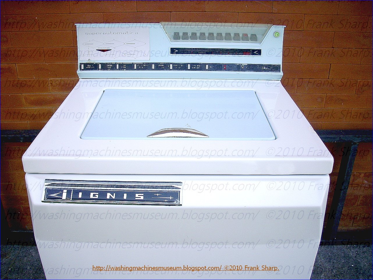 Washer Rama Museum ™: IGNIS K563 YEAR 1963.