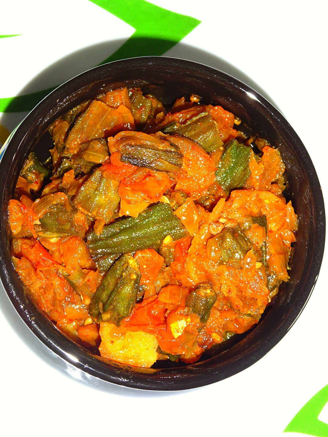 Veg Indian Good Food Recipes..: Bhindi Do Pyaza Recipe (Okra stir-fried ...